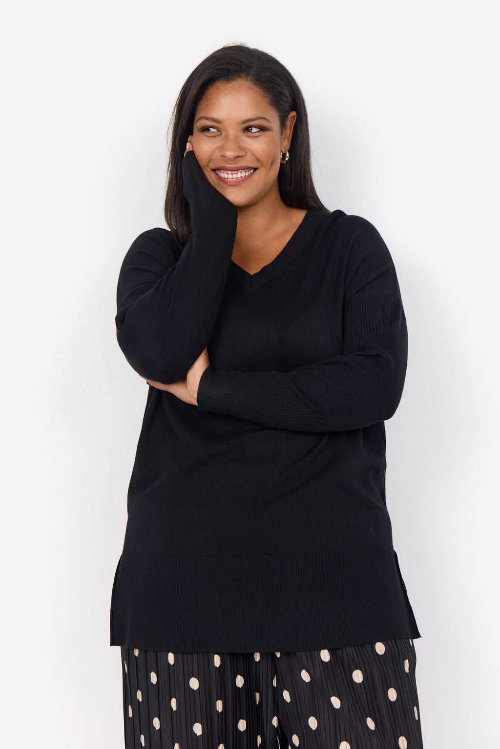 WA-SAMANDA 18 Pullover in Svart from Wasabi Concept | Wasabiconcept.se